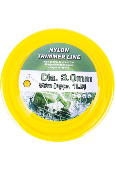 Veta Misina Pro 3mm 56MT Sarı 6 Köşe - 131483