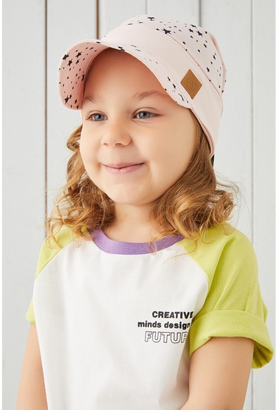 Babygiz Pamuklu El Yapımı Ekstra Yumuşak Çocuk Vizyerli Pudra 4 Mevsim Fiyonklu Şapka Babygiz Pamuklu El Yapımı Ekstra Yumuşak Çocuk Vizyerli Pudra 4 Mevsim Fiyonklu Şapka