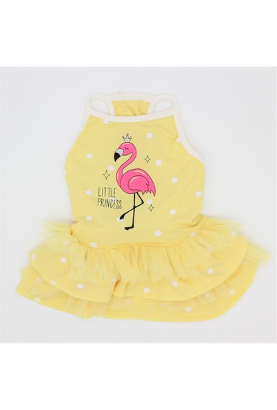 Pawstar Flamingo Askılı Kedi Köpek Elbisesi Kedi Köpek Kıyafeti