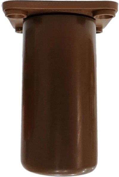 Adem Koç Plastik 10-15 cm Ayarlı Plastik Kanepe Koltuk Baza Orta Ayağı Kahverengi