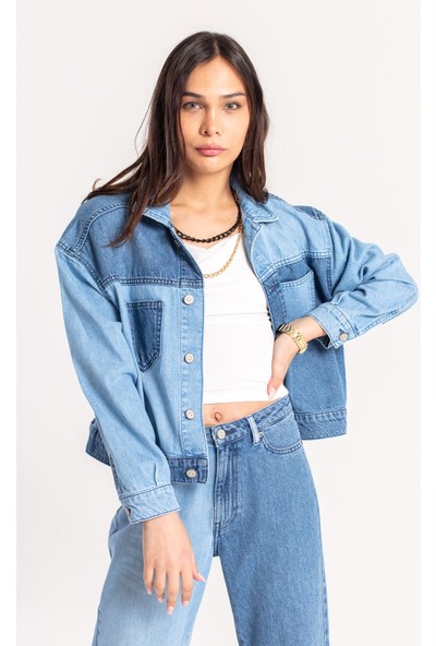 Denimaj Jessie Denim Ceket Mavi