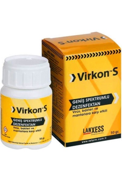 Virkon S Geniş Spektrumlu Dezenfektan 50 gr