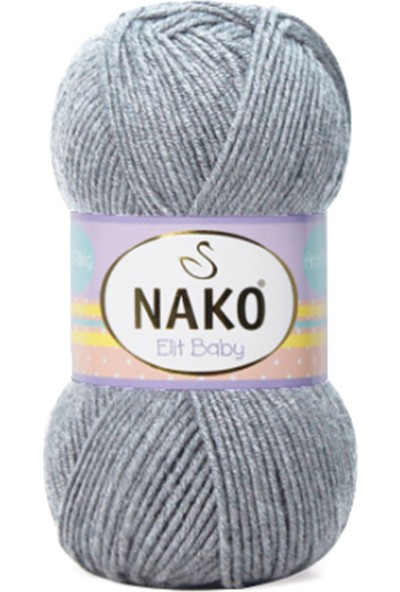 Nako Elit Baby 195 Açık Gri Melanj