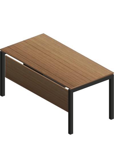 Mobilya Pratik Predo Personel Çalışma Masası 160X80X76 Marbella Kiraz - Antrasit