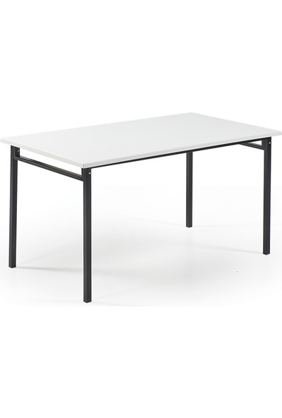 Mobilya Pratik Yemek Masası 140X80X76 Beyaz