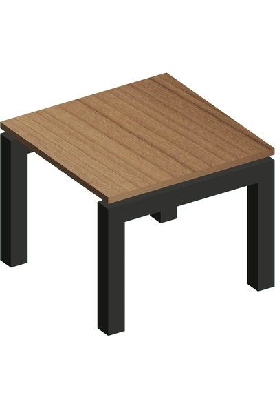 Mobilya Pratik Predo Sehpa 50X50X45 Mobilya Pratik Predo Sehpa 50X50X45