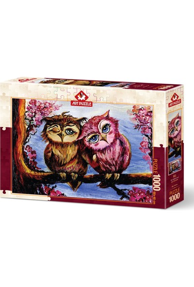 Art Puzzle Aşık Baykuşlar 1000 Parça Puzzle