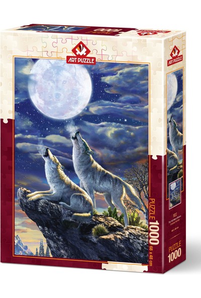 Art Puzzle Dolunay Kurtları 1000 Parça Puzzle Art Puzzle Dolunay Kurtları 1000 Parça Puzzle