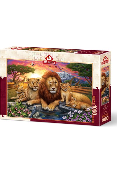 Art Puzzle Aslan Ailesi 1000 Parça Puzzle