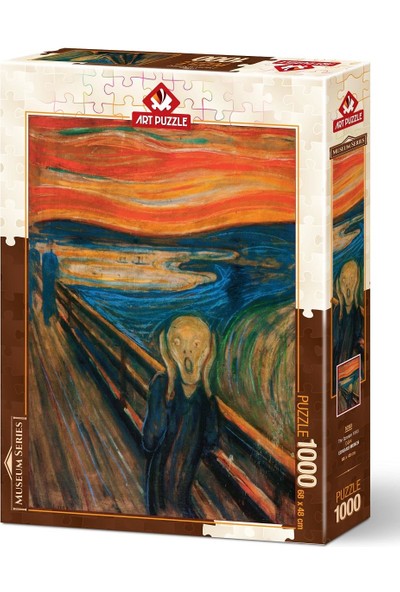 Art Puzzle Çığlık, 1893 1000 Parça Puzzle