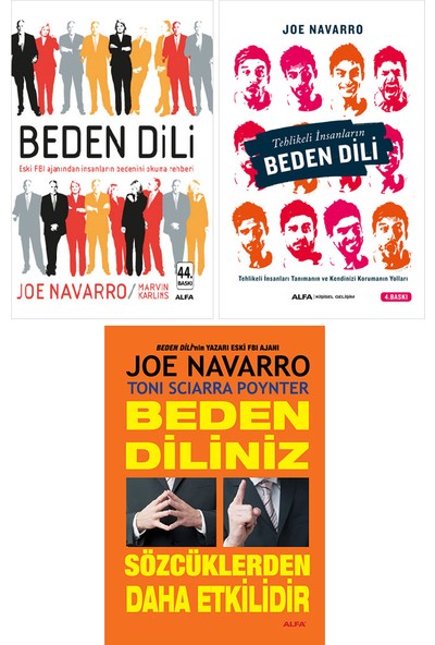 Joe Navarro Beden Dili Seti / Beden Dili - Tehlikeli Insanların Beden Dili - Beden Diliniz Sözcüklerden Daha Etkilidir Joe Navarro Beden Dili Seti / Beden Dili - Tehlikeli Insanların Beden Dili - Beden Diliniz Sözcüklerden Daha Etkilidir
