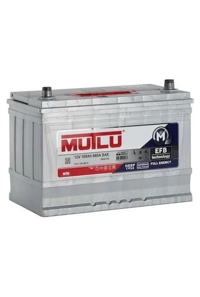 Mutlu 12 Volt 100 Amper Full Enerji Akü