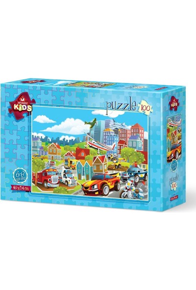 Art Puzzle Art Çocuk Puzzle Taşıtlar 100 Parça Puzzle Art Puzzle Art Çocuk Puzzle Taşıtlar 100 Parça Puzzle