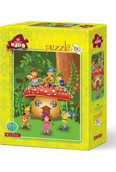 Art Puzzle Art Çocuk Puzzle Cüce Orkestrası 50 Parça Puzzle Art Puzzle Art Çocuk Puzzle Cüce Orkestrası 50 Parça Puzzle