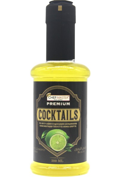 Chef Master Kokteyl Şurubu Misket Limonlu (300 Ml)