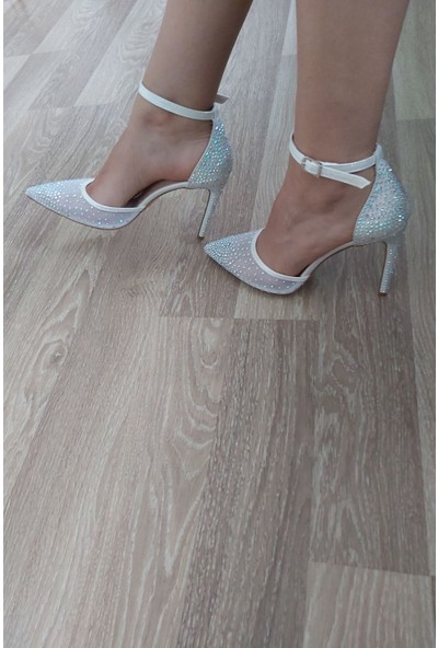 Topukla Kadın Abiye Ayakkabı 10 cm 036 4199