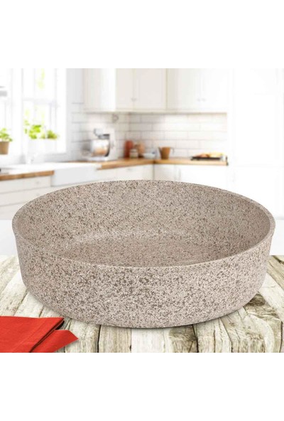 Falez Creamy Granit 30 cm Fırın Tepsi Falez Creamy Granit 30 cm Fırın Tepsi