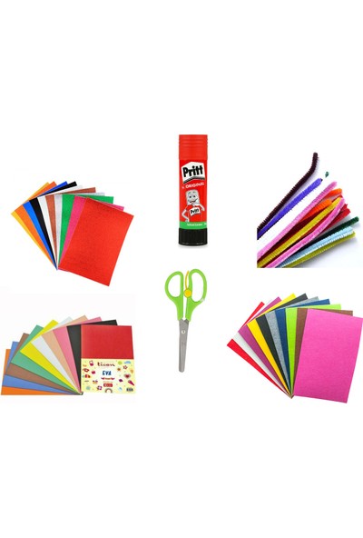 Art Picasso Eva Keçe Simli Eva Büyük Boy Pritt 43 gr Makas Şönil 20 x 30 cm Art Picasso Eva Keçe Simli Eva Büyük Boy Pritt 43 gr Makas Şönil 20 x 30 cm