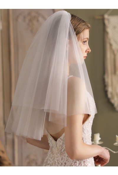 Bba New Trend Gelin Duvağı,özel Tasarım Gelin Saç Aksesuarı Duvak