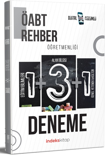 Indeks Kitap ÖABT Rehber Öğretmenliği 5 Deneme Dijital Çözümlü 2021 Indeks Kitap ÖABT Rehber Öğretmenliği 5 Deneme Dijital Çözümlü 2021