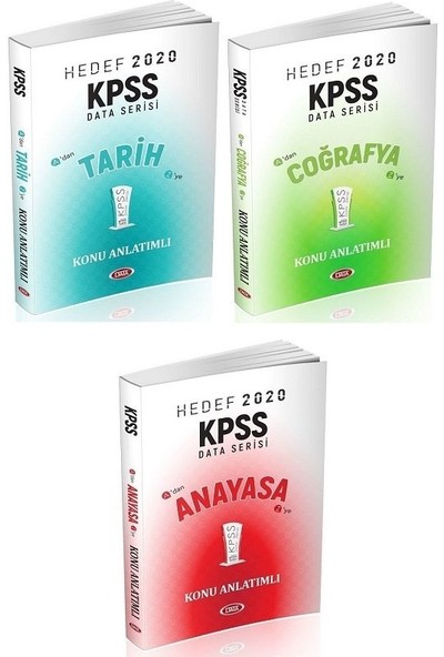 Data Yayınları KPSS Tarih Coğrafya Anayasa Konu Anlatımlı 3 Lü Set 2020 Data Yayınları KPSS Tarih Coğrafya Anayasa Konu Anlatımlı 3 Lü Set 2020