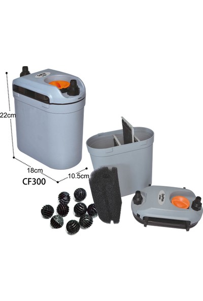 Dophın CF-300 Mini Dış Filtre Dophın CF-300 Mini Dış Filtre