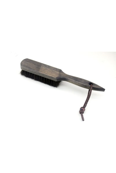 Nyn Ahşap Fırça %100 At Kılı Elbise Ayakkabı Fırçası 25 cm Uzunluğunda Siyah Eskitme Renk Nyn Ahşap Fırça %100 At Kılı Elbise Ayakkabı Fırçası 25 cm Uzunluğunda Siyah Eskitme Renk