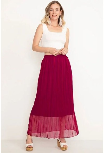 Selenay Store Astarlı Piliseli Uzun Yazlık Etek %100 Pamuk Selenay Store Astarlı Piliseli Uzun Yazlık Etek %100 Pamuk
