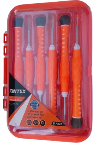 Knitex Tornavida Saatçi Seti 6parça KTX959 Knitex Tornavida Saatçi Seti 6parça KTX959