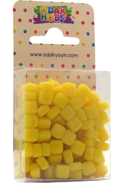 Ümraniye Hobi Sanat Mozaik Taşı 6x6 mm 150 Adet Sarı