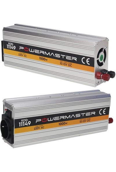 Power Master Powermaster 11149 Modified Sinus Invertör 1000 Watt Power Master Powermaster 11149 Modified Sinus Invertör 1000 Watt