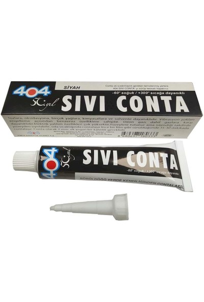 404 Sıvı Conta Siyah 45 gr 404 Sıvı Conta Siyah 45 gr
