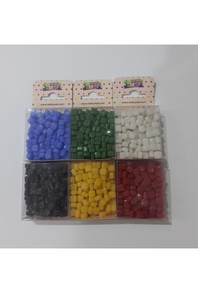 Ümraniye Hobi Sanat Mozaik Taşı 6x6 mm 150 Adet 6'lı Set