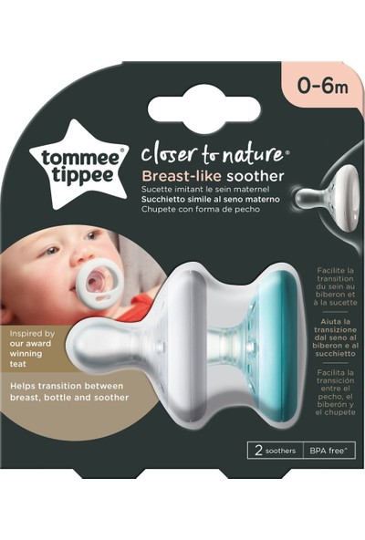 Tommee Tippee 2x Breastlike Emzik 0-6 Ay Tommee Tippee 2x Breastlike Emzik 0-6 Ay