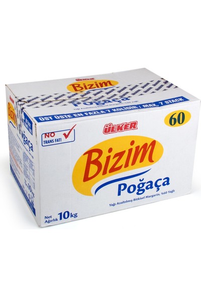 Ülker Bizim Poaça Yağı 10 kg ((%)60)