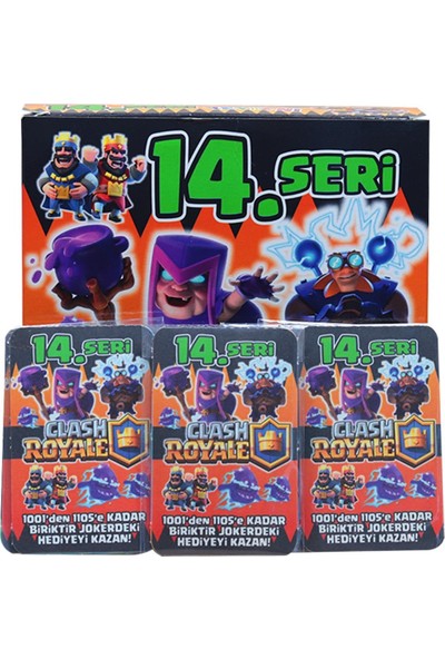 Redro Home Clash Royale 14.seri Maxi Boy 2'li Paketlerde 400 Adet Oyun Kartı