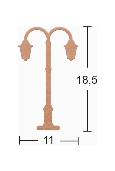 Istanbul Hobi Ahşap Gece Lambası 18MM H144 Istanbul Hobi Ahşap Gece Lambası 18MM H144