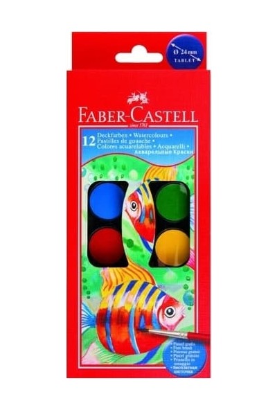 Faber-Castell Suluboya Seti 12 Renk Faber-Castell Suluboya Seti 12 Renk