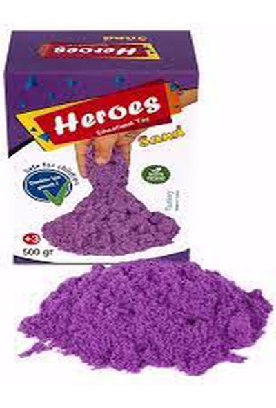 Heroes Kinetik Kum Mor Renk