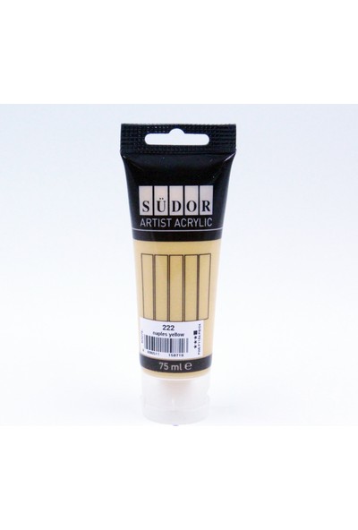 Südor Akrilik Tüp Boya 75 Ml. N:222 Napoli Sarısı