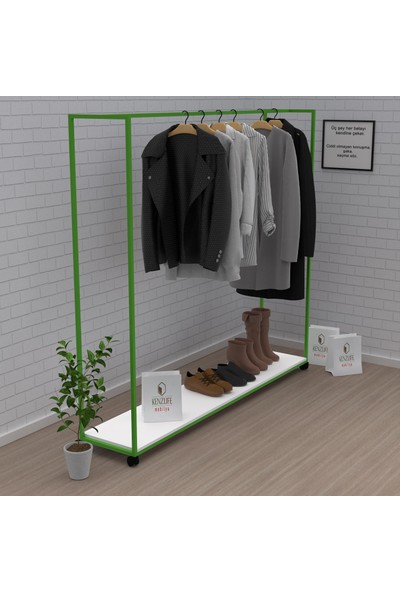 Larose askılık elbise askısı beykoz byz-yşl tekerlekli konfeksiyon dolabı Larose askılık elbise askısı beykoz byz-yşl tekerlekli konfeksiyon dolabı