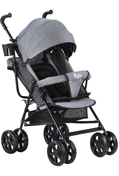 BabyHope Sa7 Baston Bebek Arabası Gri
