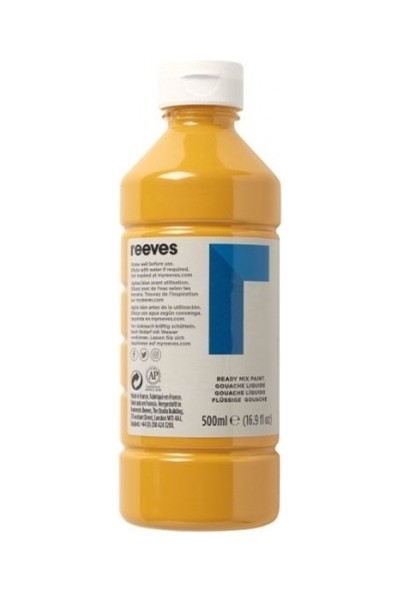 Reeves Ready Mix Guaj Boya 500 ml Yellow Ochre Reeves Ready Mix Guaj Boya 500 ml Yellow Ochre