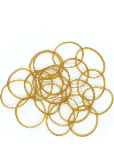 Paketleme Tezgahı Naturel Küçük Paket Lastiği 4 cm 500 gr