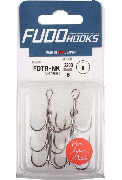 Fudo 2201 Treble Üçlü Black Nikel Iğne