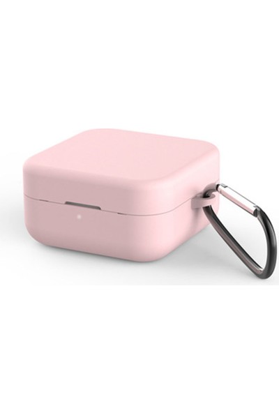 Kyver Xiaomi Mi True Wireless Earphones 2 Basic Silikon Kılıf Kancalı Pembe Kyver Xiaomi Mi True Wireless Earphones 2 Basic Silikon Kılıf Kancalı Pembe