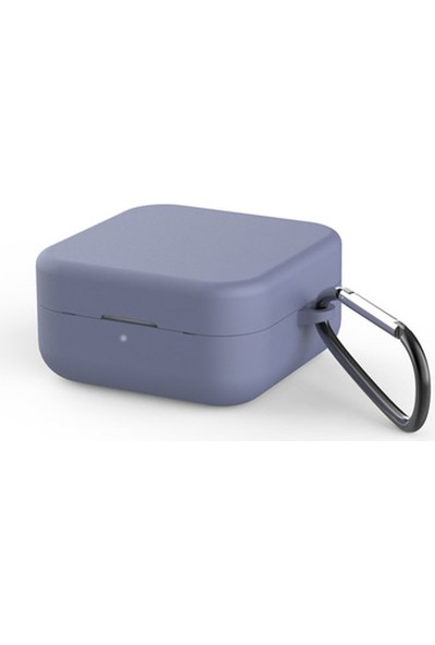 Kyver Xiaomi Mi True Wireless Earphones 2 Basic Silikon Kılıf Kancalı Lacivert Kyver Xiaomi Mi True Wireless Earphones 2 Basic Silikon Kılıf Kancalı Lacivert