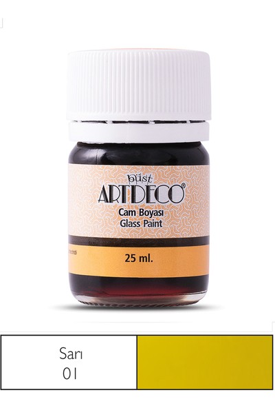 Artdeco Cam Boyası 25 ml Sarı