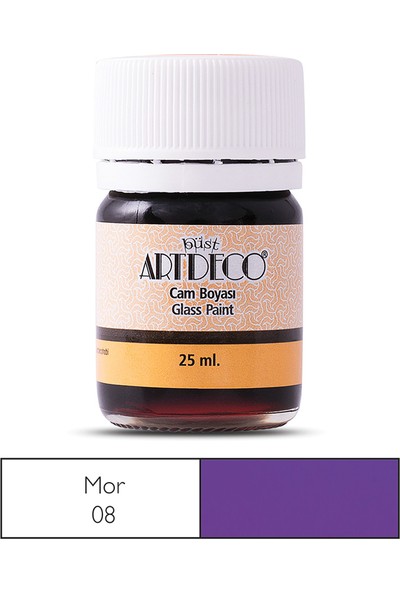 Artdeco Cam Boyası 25 ml Mor 08