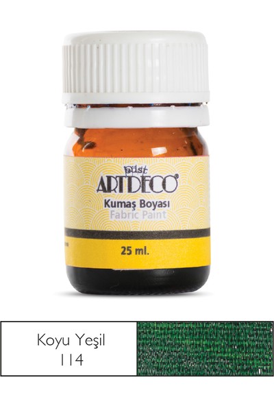 Artdeco Kumaş Boyası 25 ml Koyu Yeşil 114